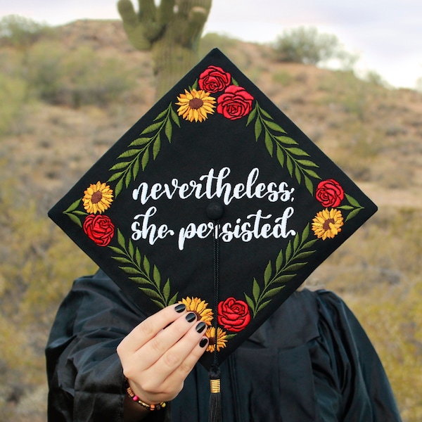 Floral Grad Cap - Etsy