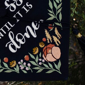 Embroidered Boho Graduation Cap Topper | Grad Cap Decoration Topper ...