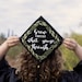 Embroidered Wreath Graduation Cap Topper Grad Cap Decoration - Etsy