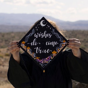 Embroidered Magic Graduation Cap Topper | Graduation Cap Decoration ...
