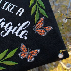 Embroidered Monarch Butterfly Grad Cap Topper | Graduation Cap Topper ...