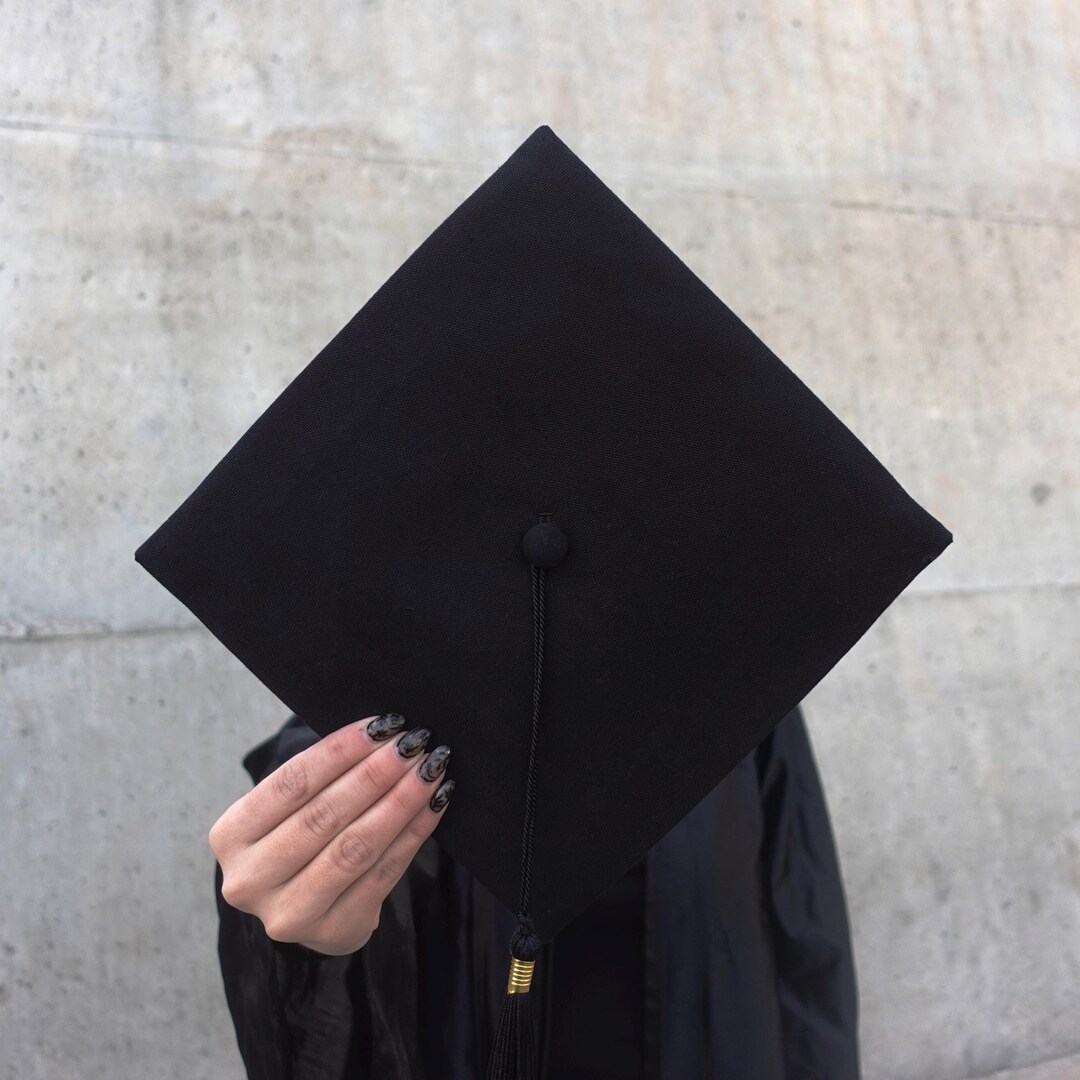 Blank Fabric DIY Grad Cap Topper | Grad Cap Decoration Topper | Grad ...