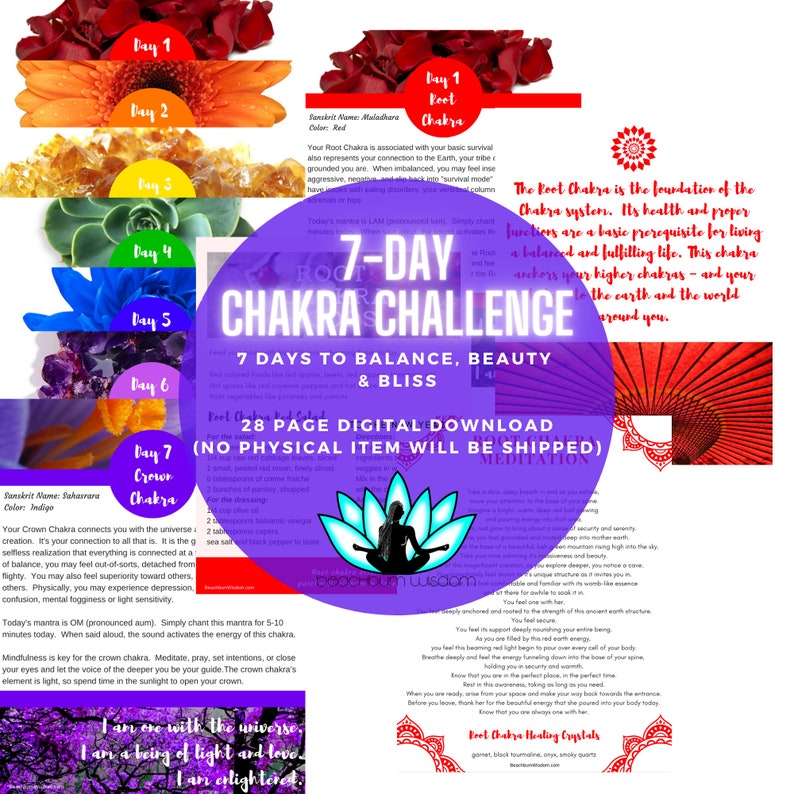 Chakra Charts | Chakra Printables | Downloadables | Learning Tools ...