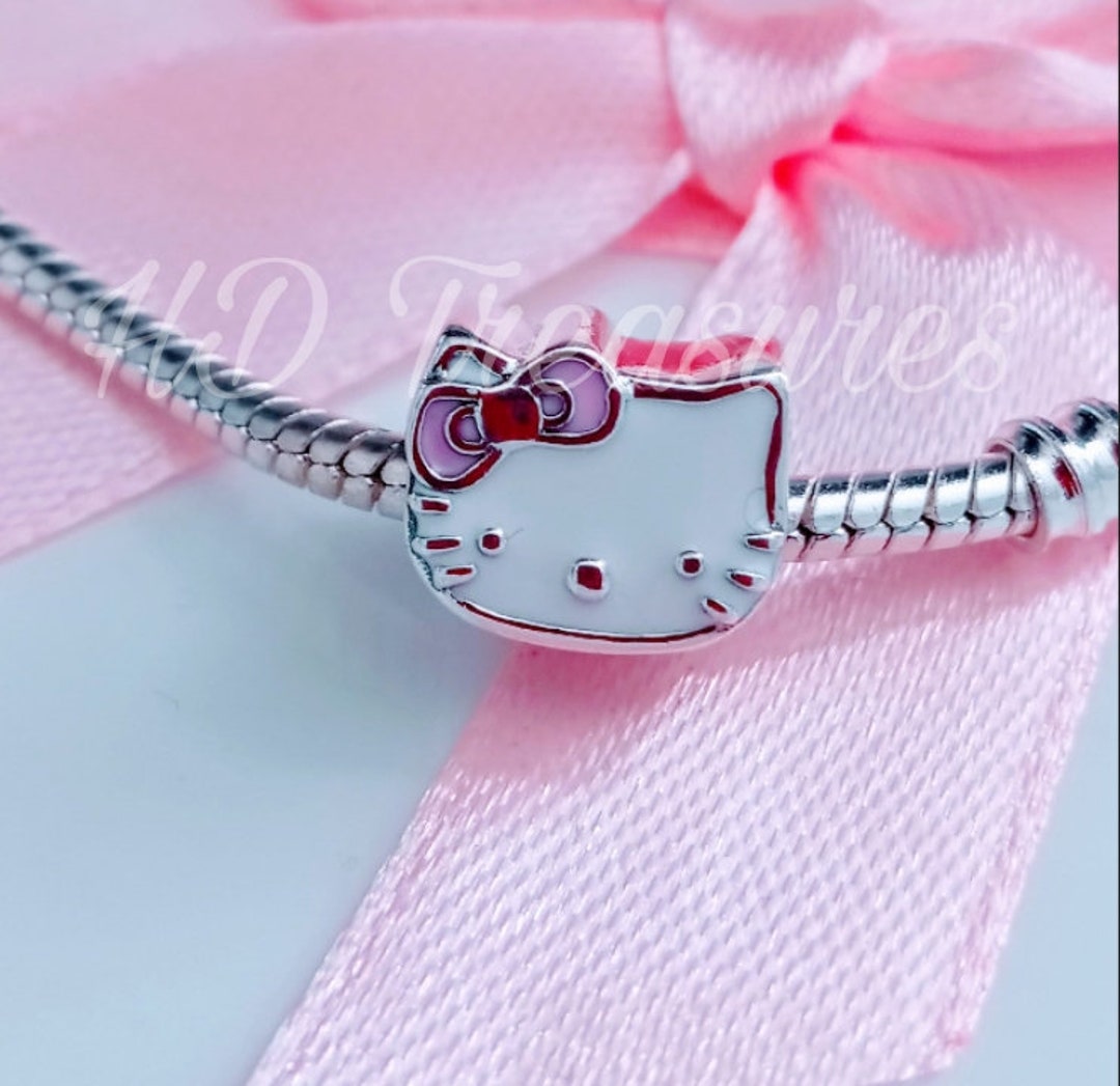 Charm for Pandora Kitty Kawaii Character Charm S925 Sterling Silver,gift for Her - Etsy