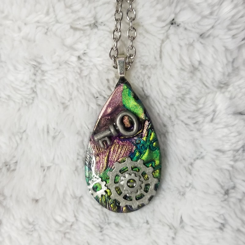 Steampunk Resin Jewelry - Etsy