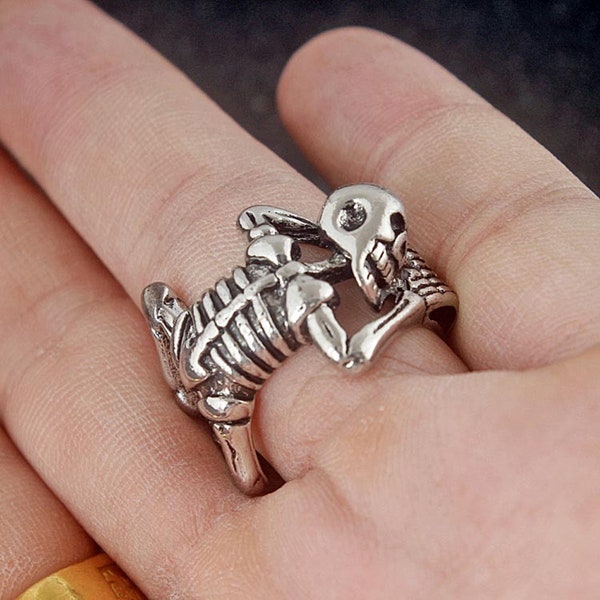 Skeleton Ring - Etsy