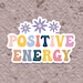 Positive Energy Decide the Vibes Manifesting Water Bottle Sticker ...