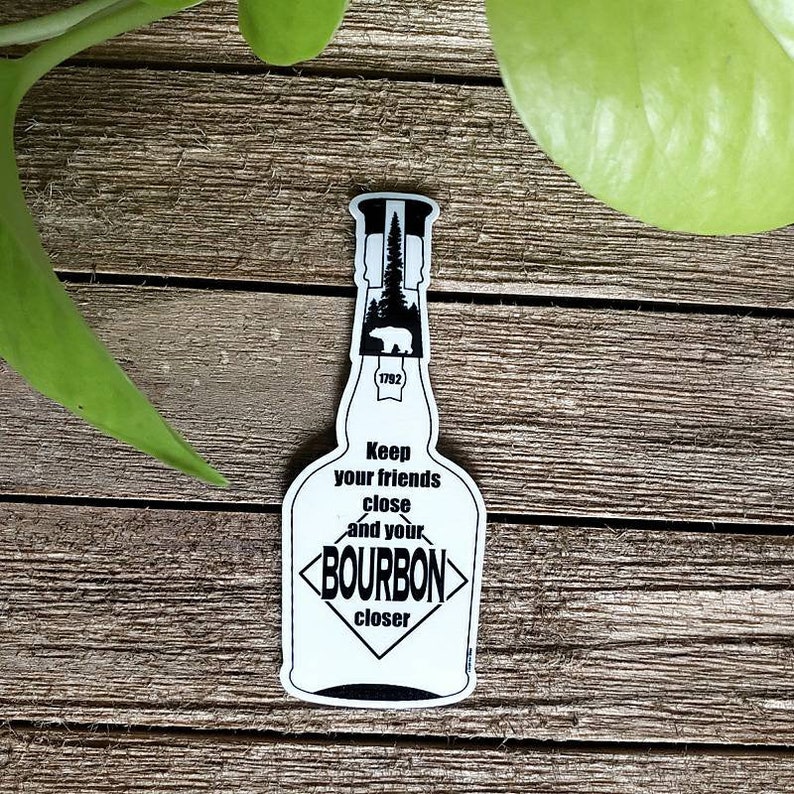 Kentucky Bourbon, State Pride Water Resistant Sticker, Laptop Sticker, Water Bottle Decal, Gifts ...
