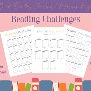 Book Reading Journal Bundle, Book Reviews, Reading Tracker, Reading ...