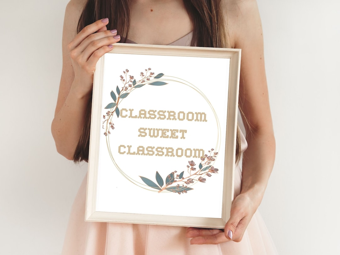 Teacher Classroom Digital Print, Teacher Classroom Décor, Printable ...