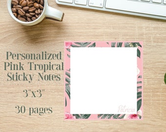 Personalized Sticky Notes With Modern Balloon Design and - Etsy