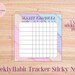 Sticky Note Habit Trackers, Cute Sticky Notes, 3"x3", 21 Pages per Pad ...