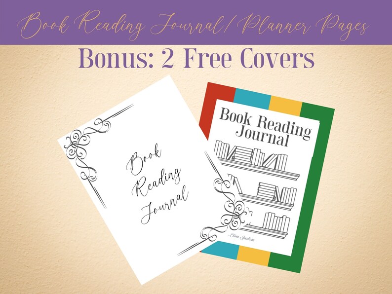 Book Reading Journal Bundle, Book Reviews, Reading Tracker, Reading ...