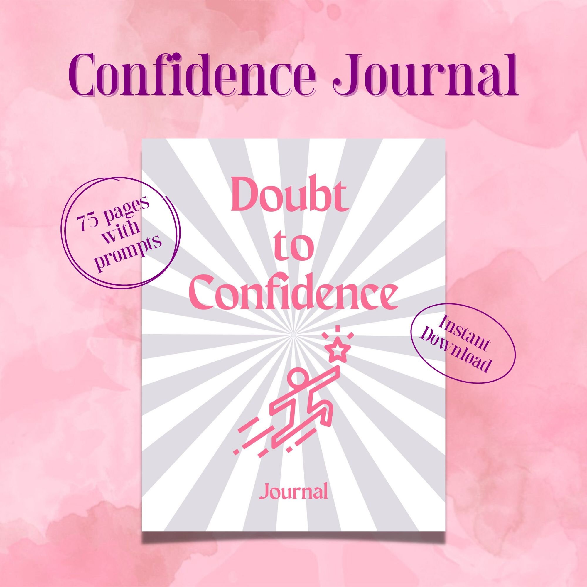 Printable Confidence Journal With Prompts, Self Confidence, Build ...