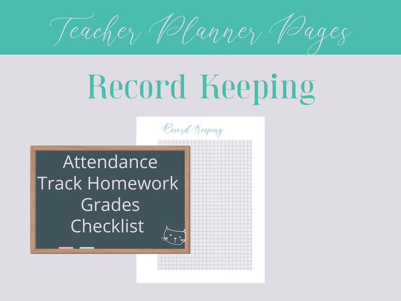 Teacher Printable Planner, Lesson Plans, Yearly Overview, Academic ...