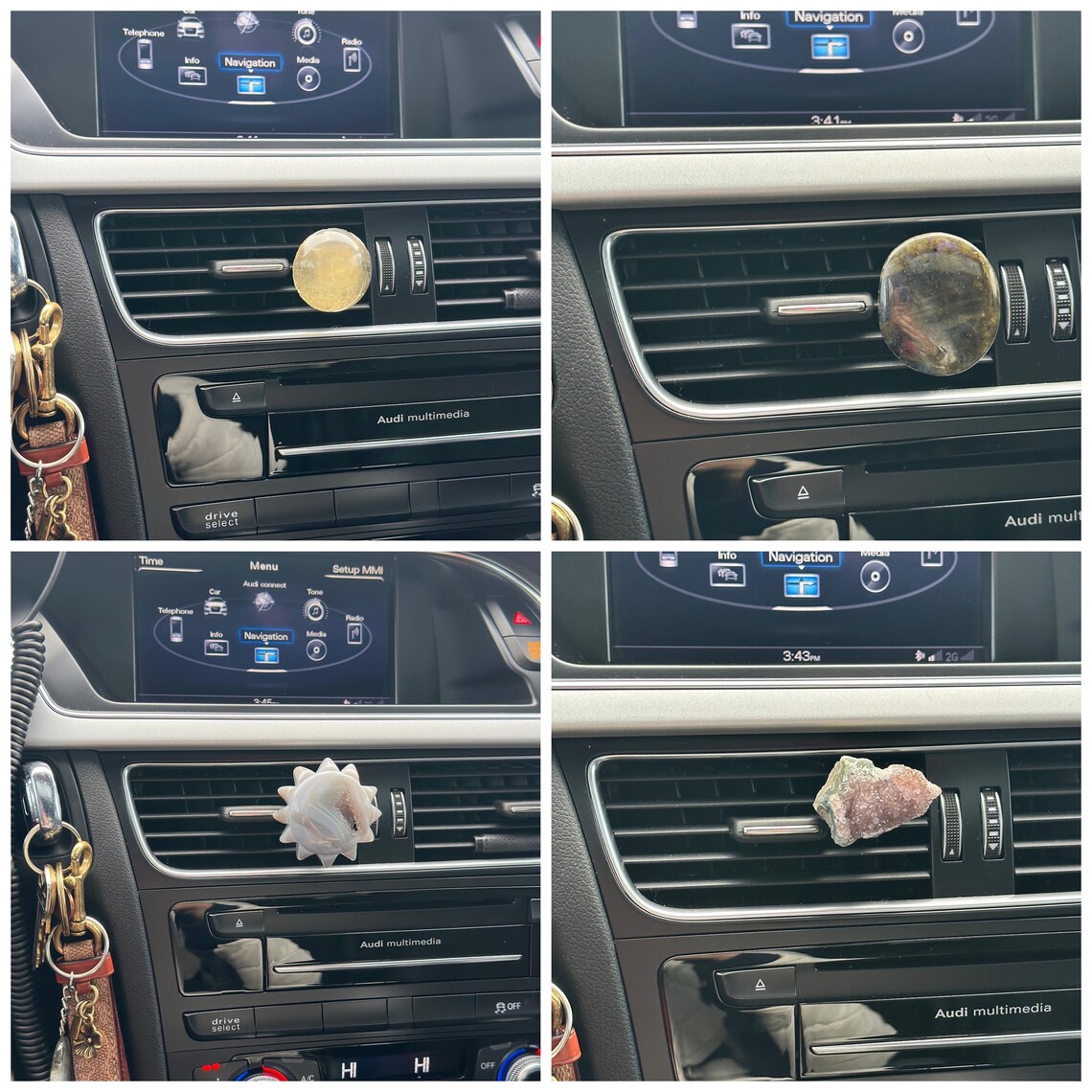 Crystal Car Vent Clips | Car Accessories | Crystal Accessories ...
