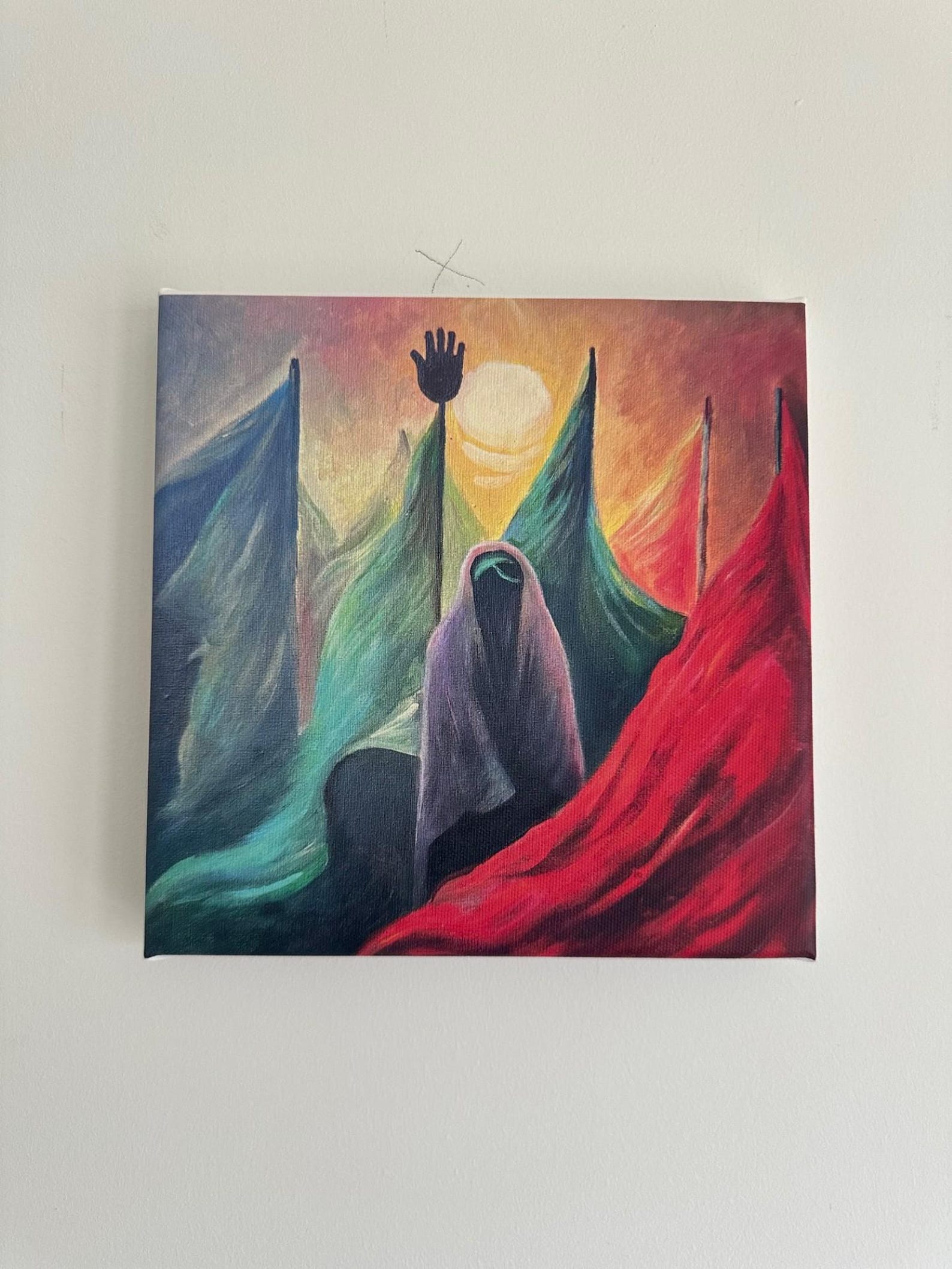 Shia Art Canvas: Imam Hussain, Imam Ali, Khaybar Scene (20cm) - Etsy