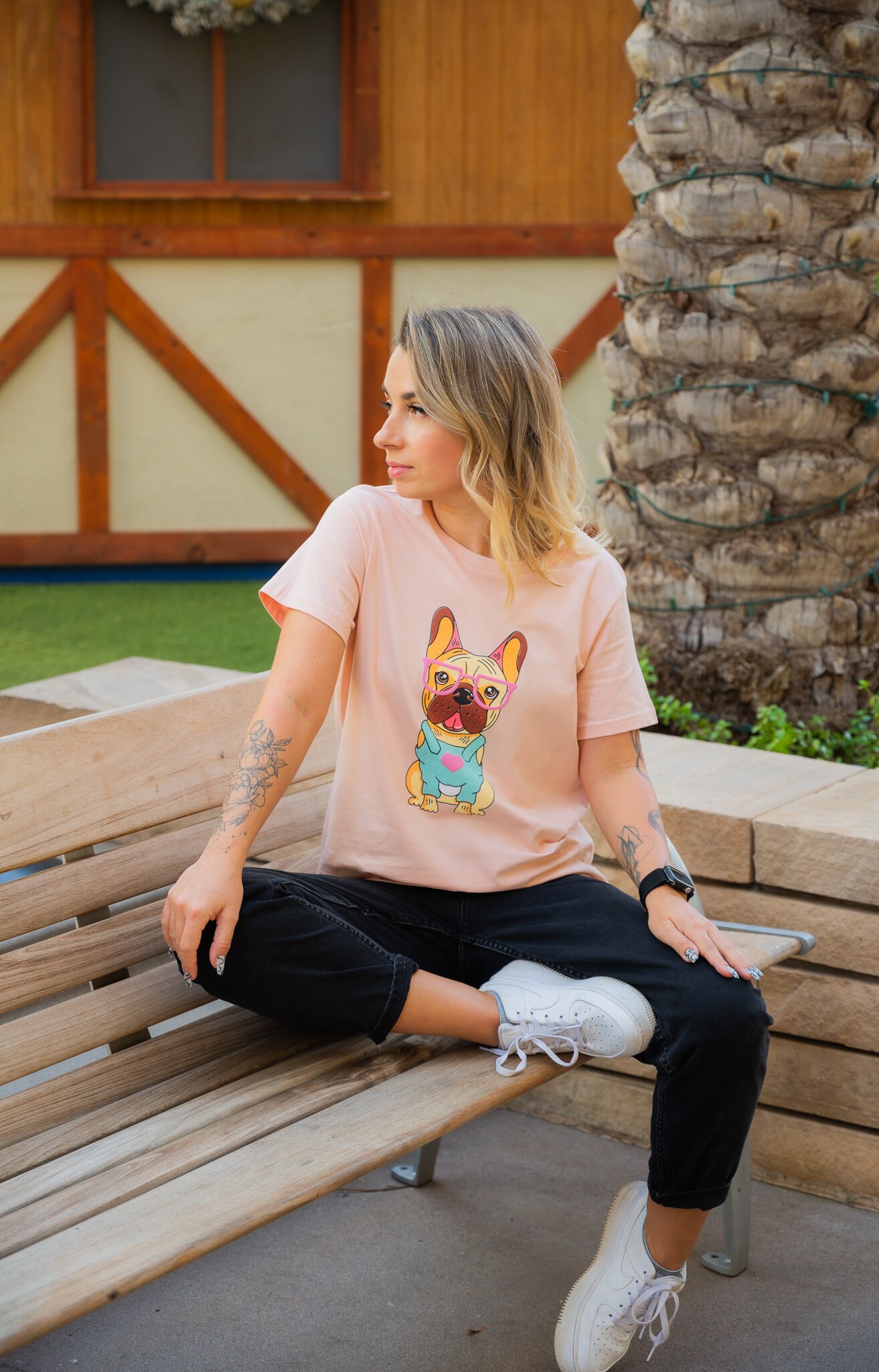 French Bulldog Women's T-shirt, Frenchie Shirt, Dog Mom Shirt, Frenchie ...