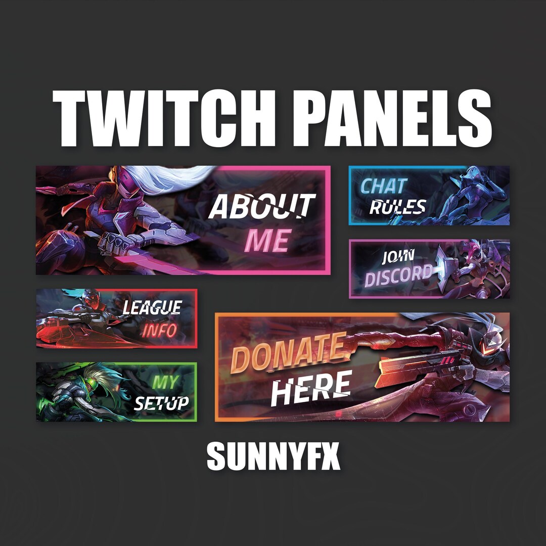 10 PROJECT Panels League of Legends - Etsy