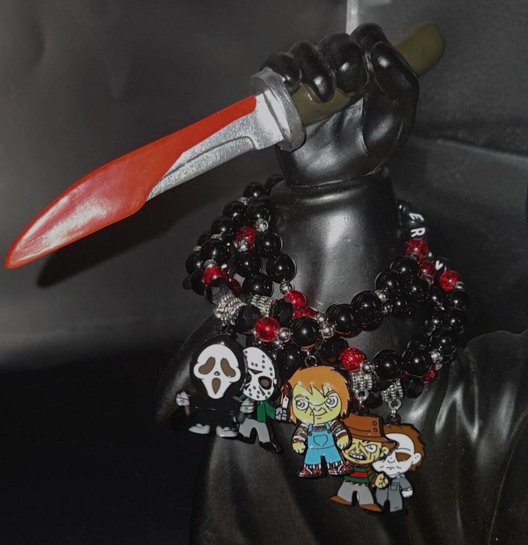 Horror Icon Bracelet | Killer Accessories | Stretch Bracelets ...