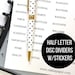 Half Letter Discbound Monthly Side Tab Dividers | HL Planner Dividers ...