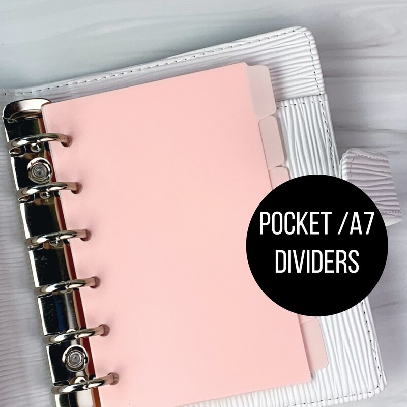 Dividers Pocket Pink - Etsy
