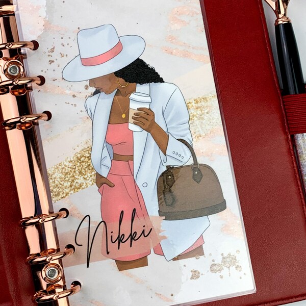 Black Woman Planner Dashboard - Etsy