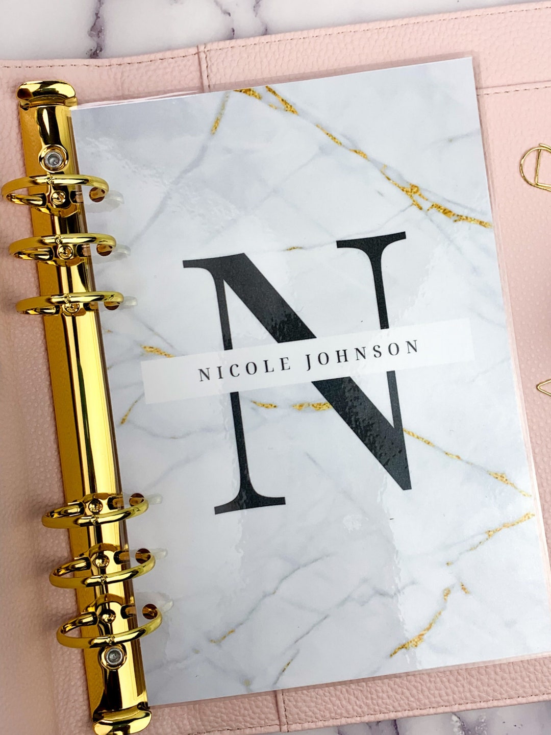 Personalized A5 Planner Dashboard Accessories for A5 Planners ...