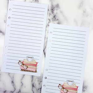 Printed Personal Size Planner Inserts | Personal Size Refill Paper ...