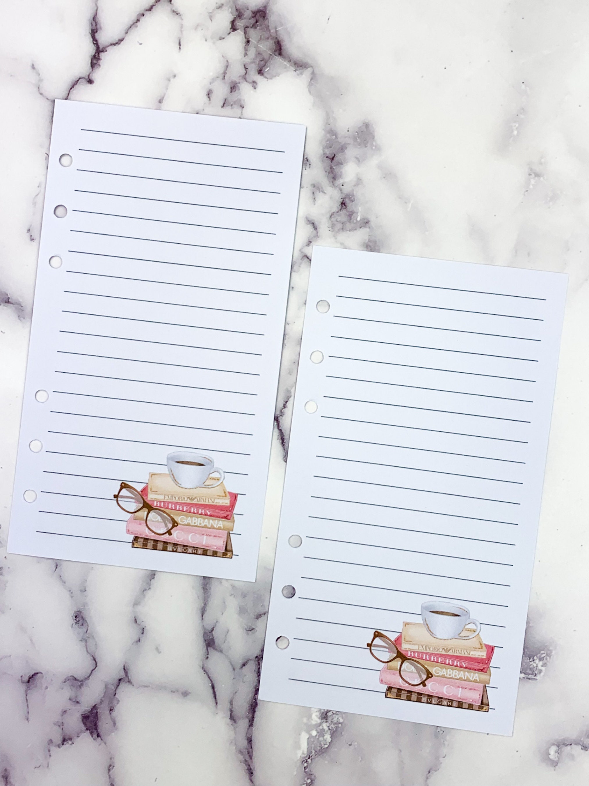 Printed Personal Size Planner Inserts Personal Size Refill - Etsy