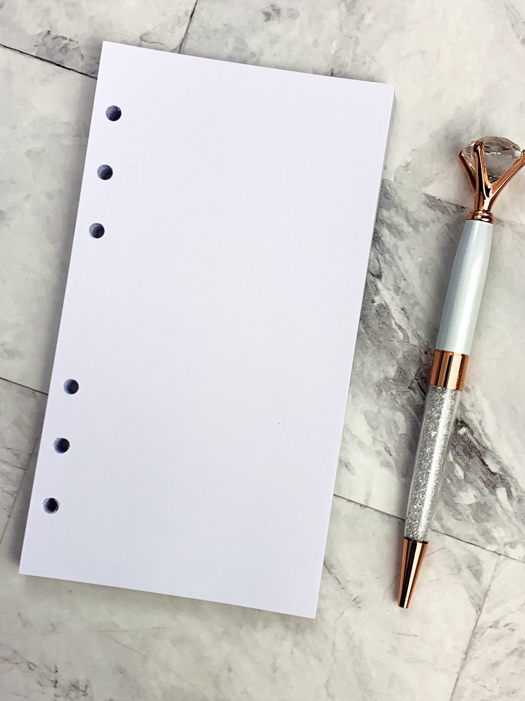 Blank Personal Size Paper | Personal Size Refill Paper | Inserts for ...