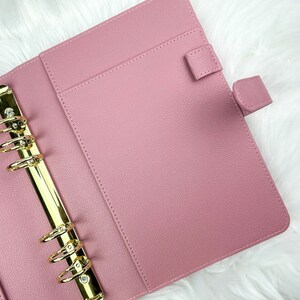 A5 6 Ring Planner Cover Luxury A5 Agenda 6-ring Refillable Binder A5 6 ...