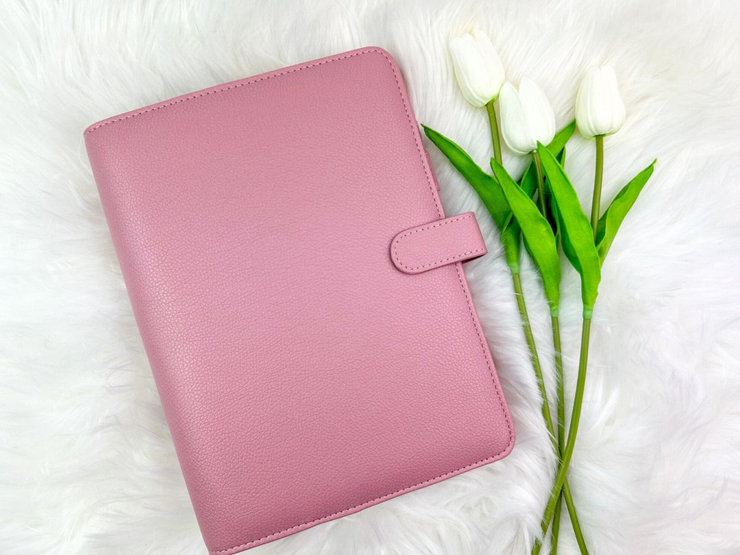 A5 6 Ring Planner Cover Luxury A5 Agenda 6-ring Refillable Binder A5 6 ...