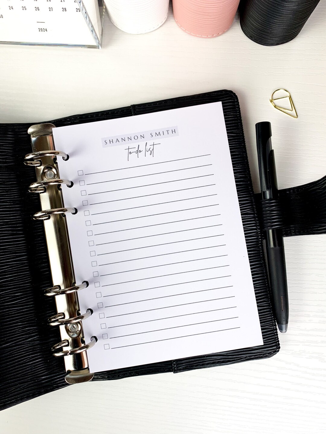 Personal Wide to Do List Personalized Inserts Planner Pages Personal ...