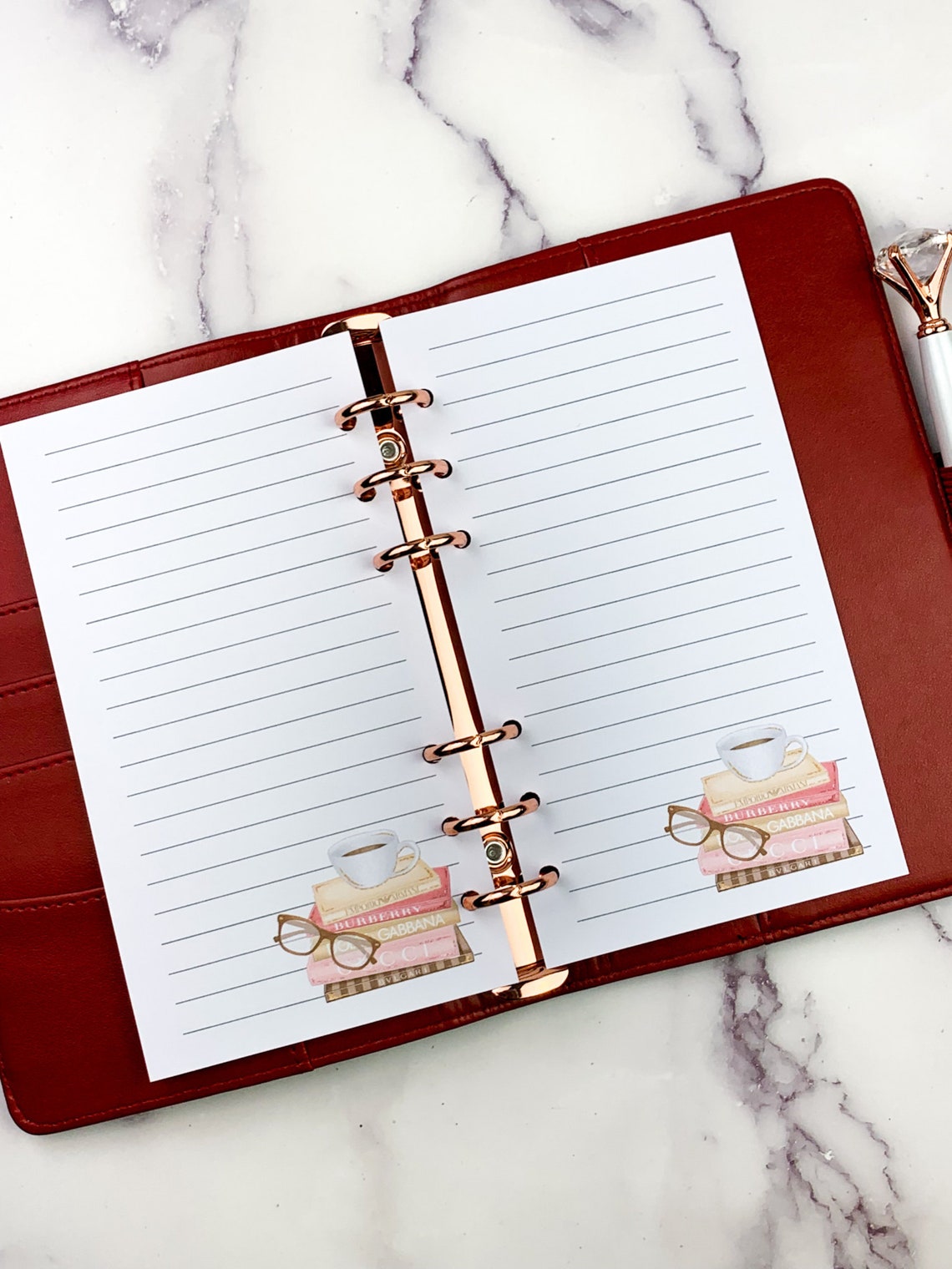 Printed Personal Size Planner Inserts Personal Size Refill - Etsy