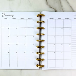 PRINTED 2026 Classic Happy Planner Monthly Inserts Classic Happy ...