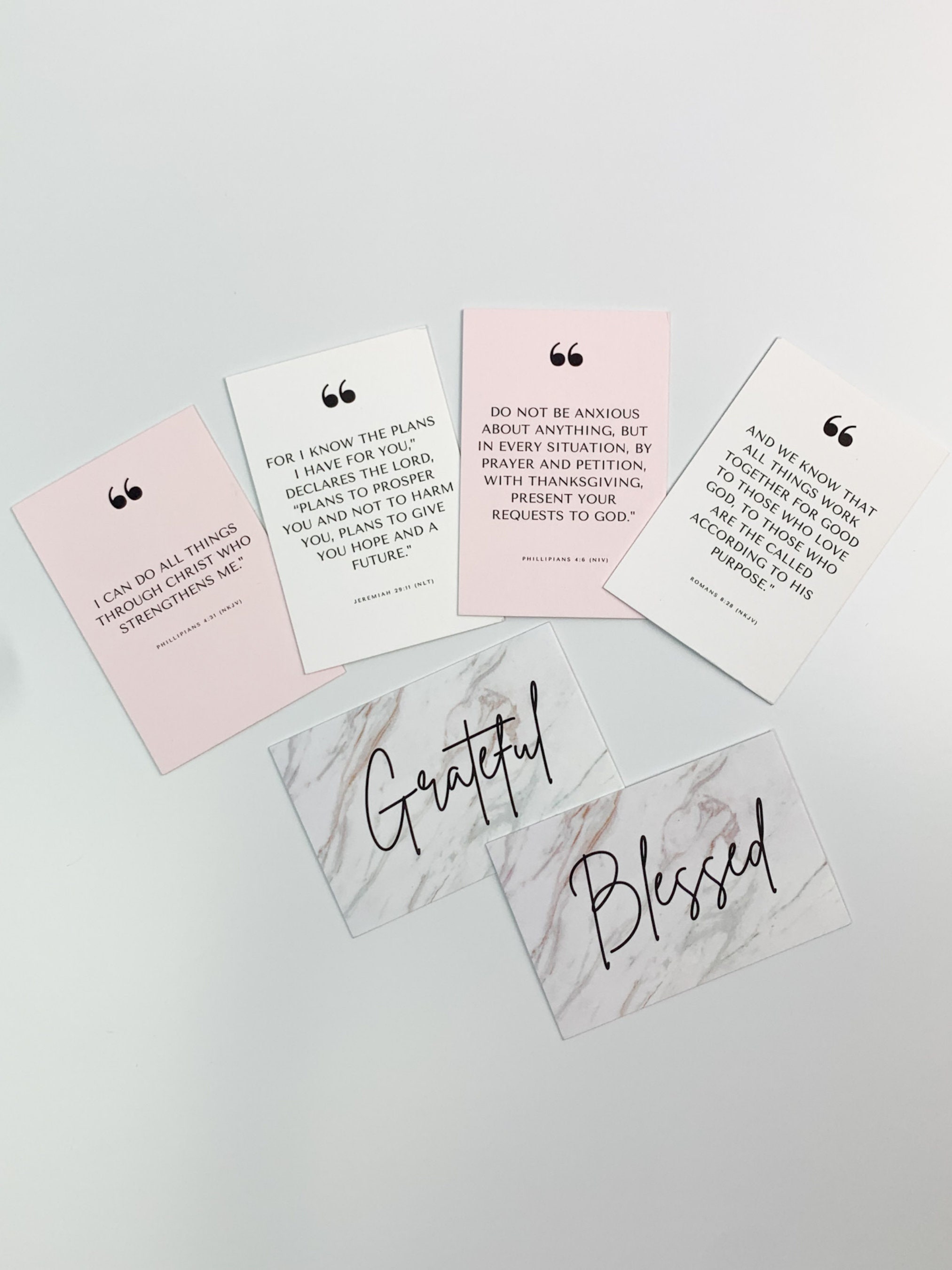 Inspirational Journal Cards set of 6 Journal Cards - Etsy