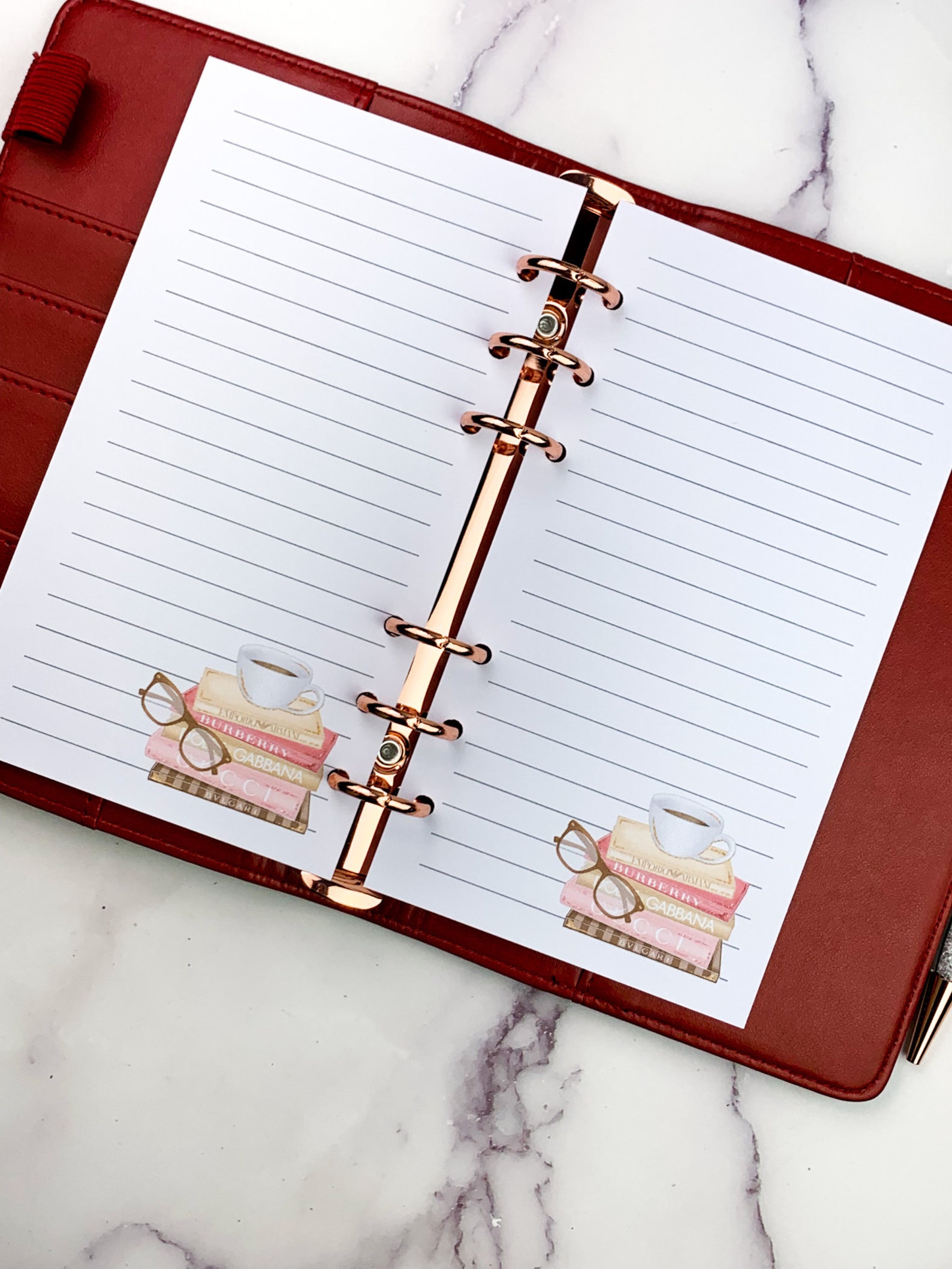 Printed Personal Size Planner Inserts Personal Size Refill - Etsy