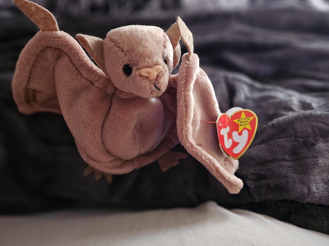 Ultra Rare 1996 Batty the Bat TY Beanie Babies VINTAGE - Etsy