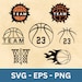 Basketball SVG Bundle, Basketball Monogram Svg, Basketball Team Name ...