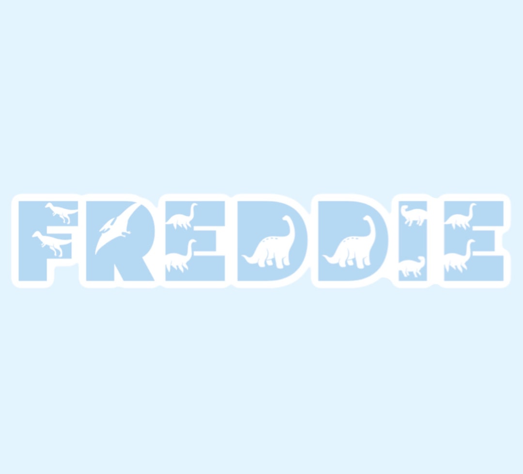 Dinosaur Name Decal, Name Sticker, Custom Stickers, Custom Name Sticker ...