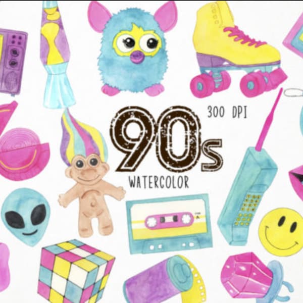 90s Clipart - Etsy