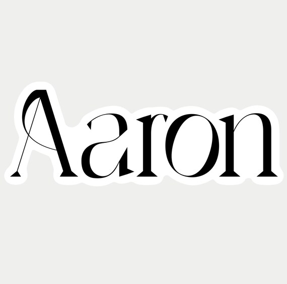 Calcomanías Con Nombres Monogramados 5 Uds Pegatinas De Nombre