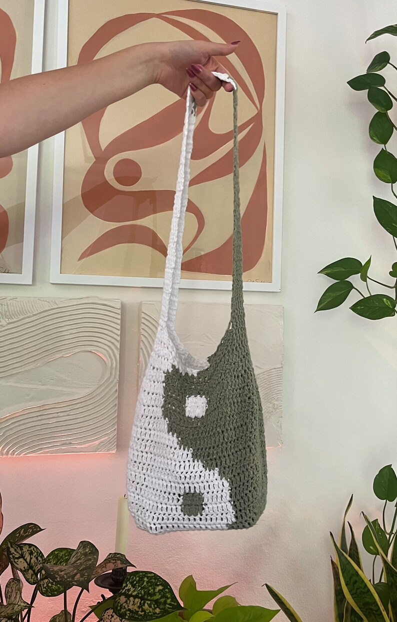 Yin Yang Crochet Bag PATTERN - Etsy