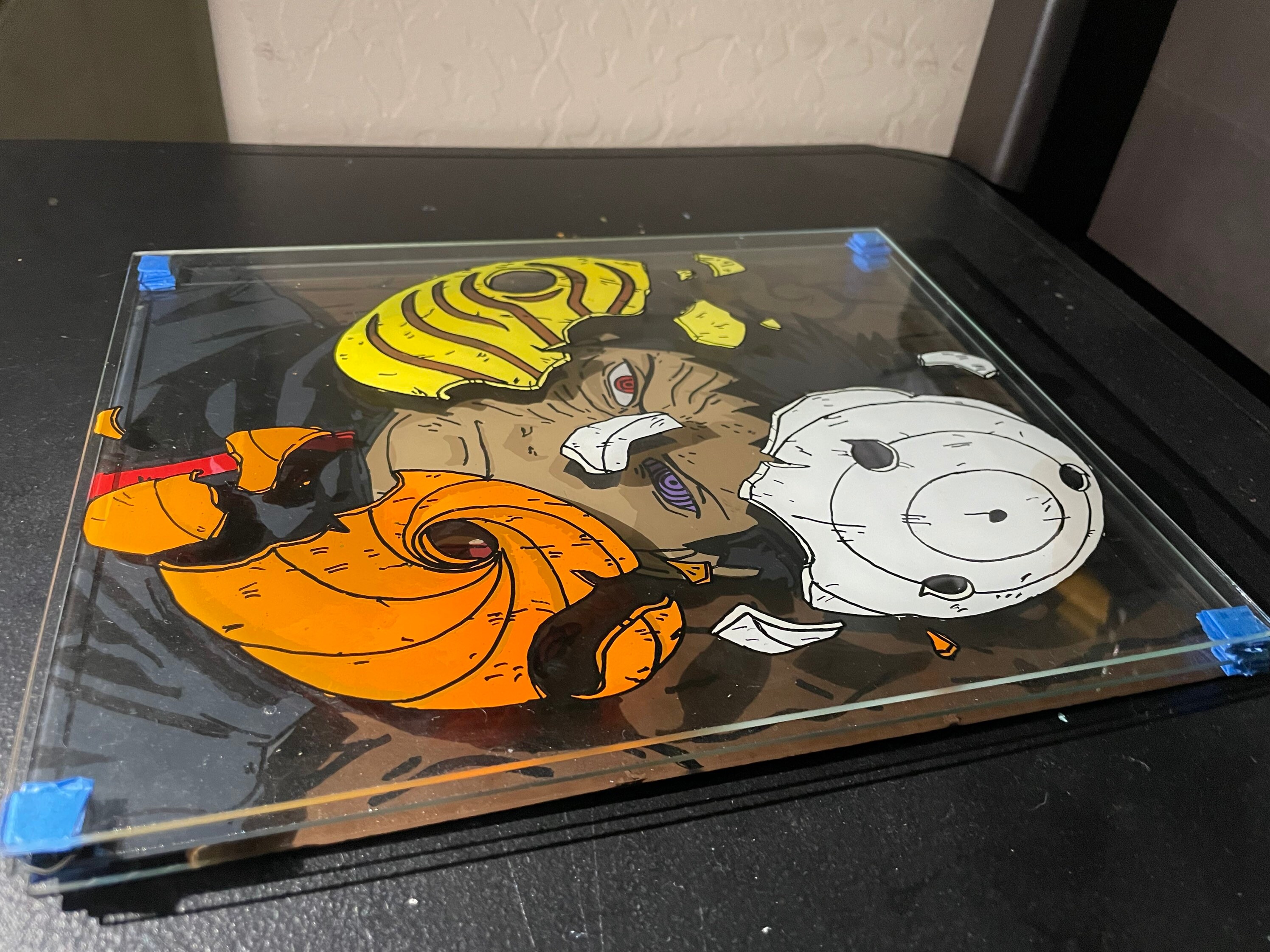 Anime Glass Painting | Etsy