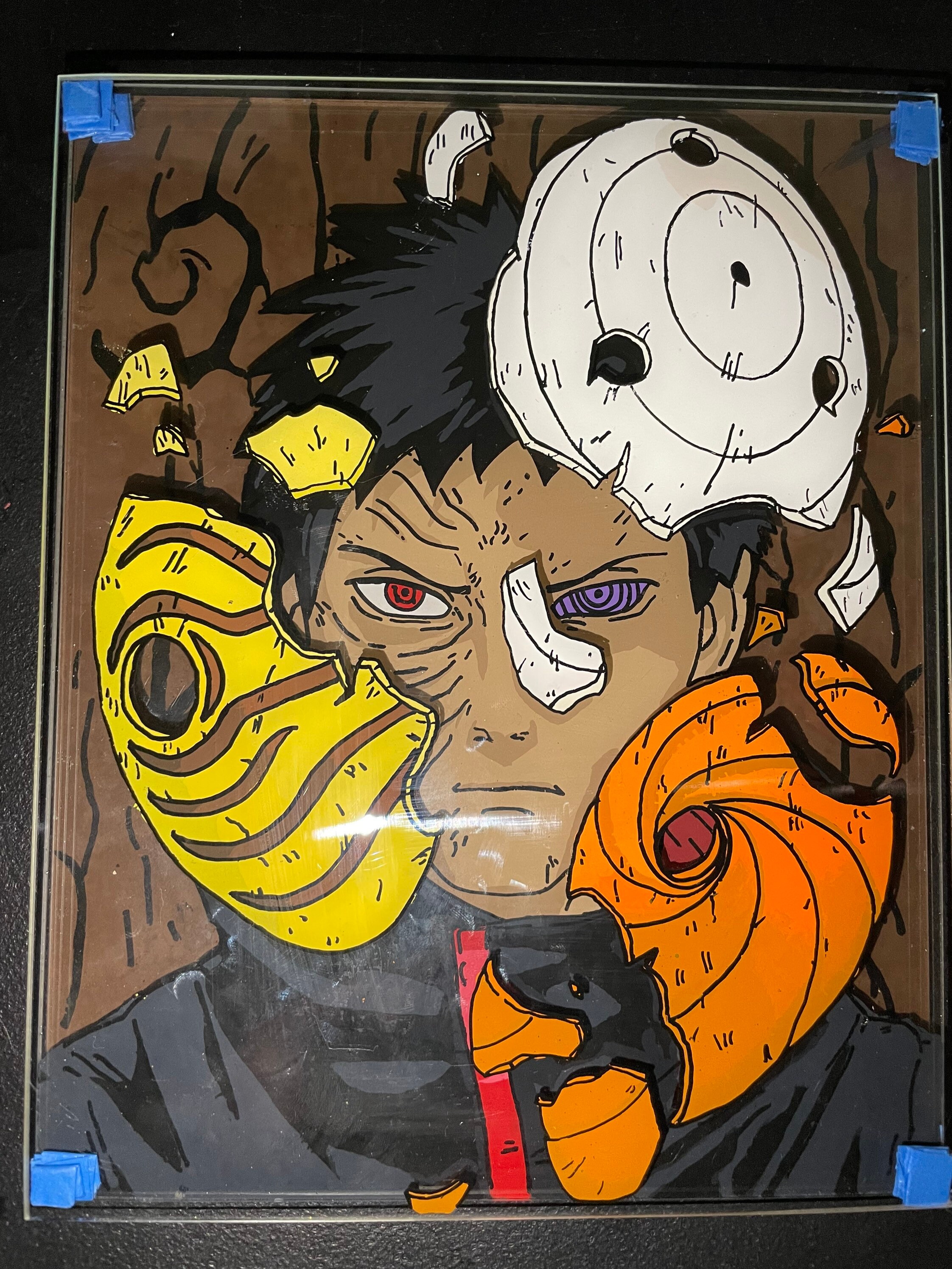 Anime Glass Painting | Etsy