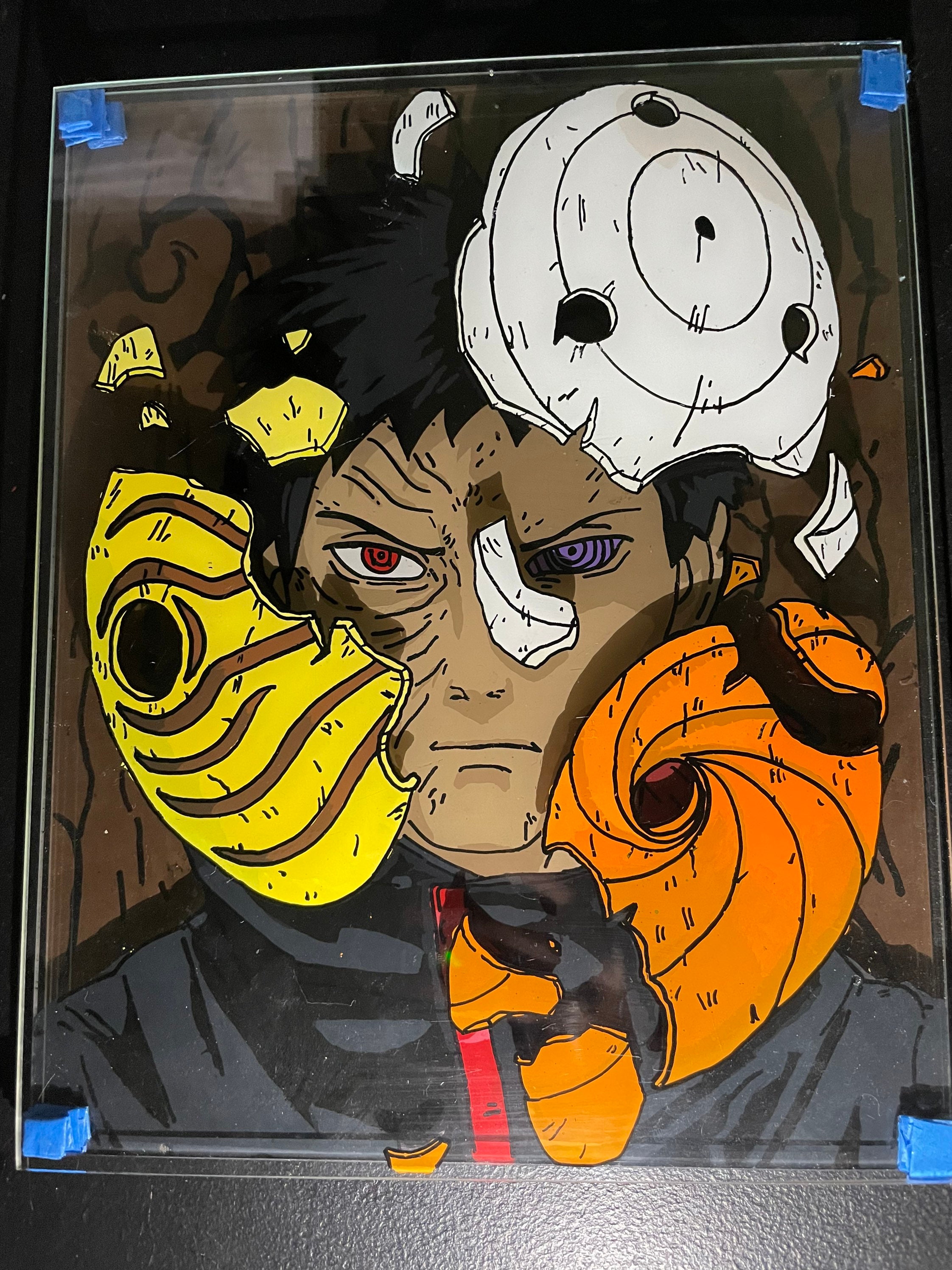 Anime Glass Painting | Etsy