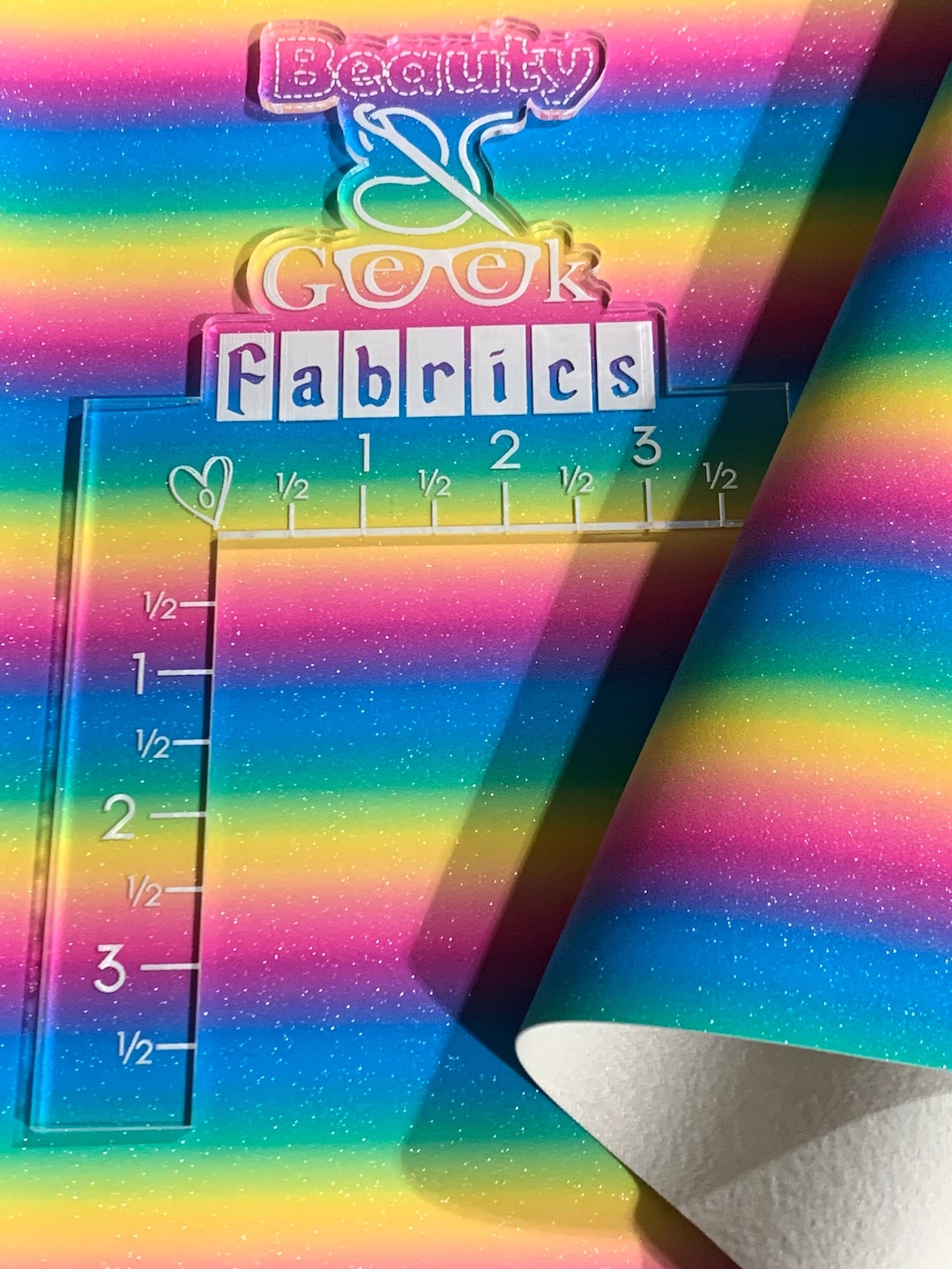 Rainbow Glitter Vinyl Light Weight Vinyl Sewing Vinyl 12 Roll - Etsy