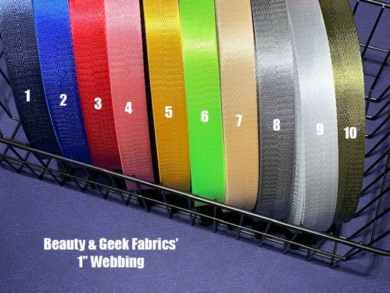 1 Inch Herringbone Webbing 1 Webbing Seatbelt | Etsy