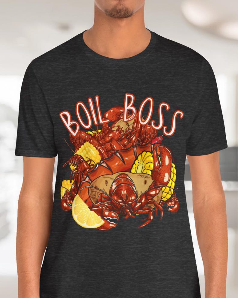 Crawfish Boil Boss Tee, Seafood Lovers Shirt, Crawfish Fest Apparel ...